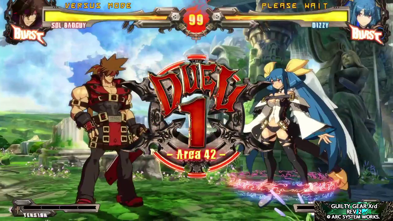 Guilty Gear Xrd REV 2 - Sol Badguy VS Dizzy - YouTube