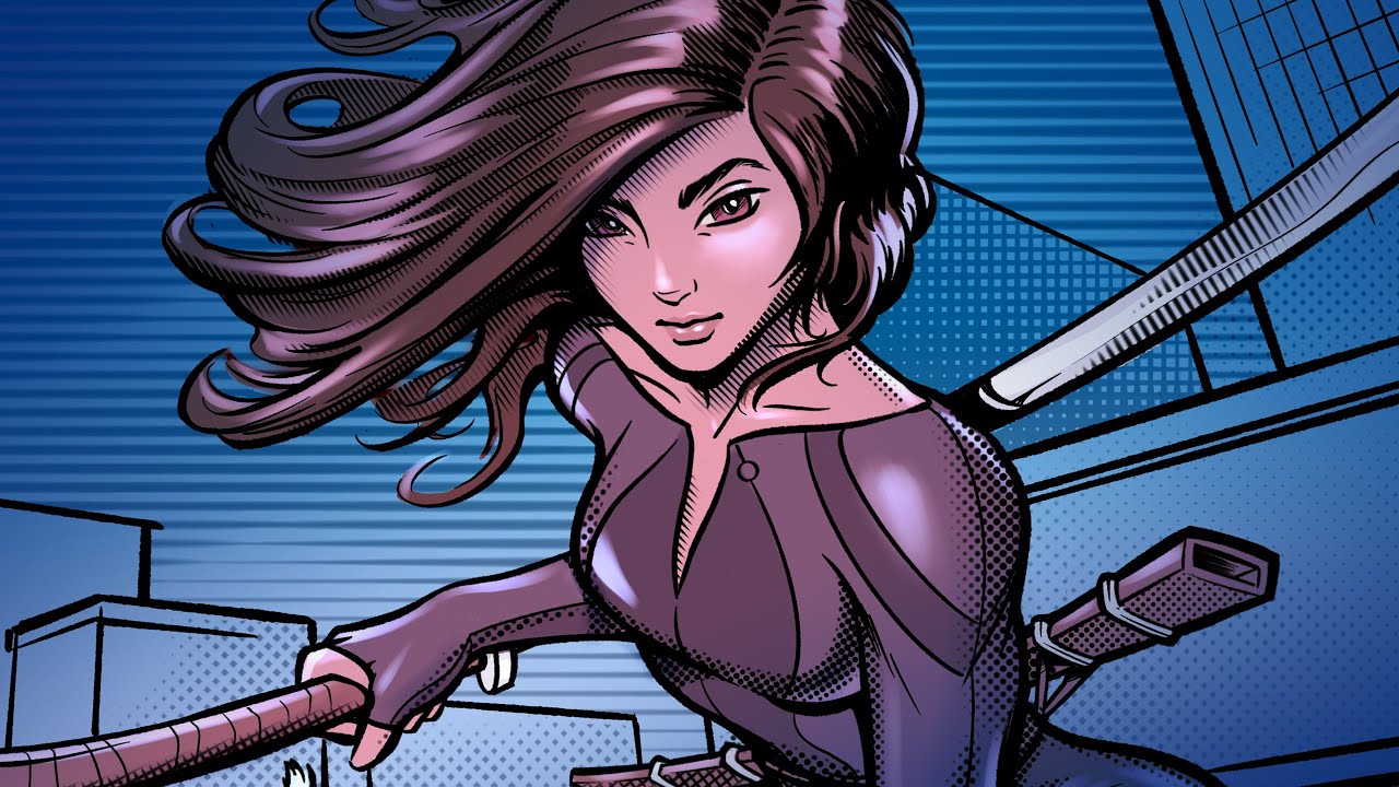 Digital Illustration Time-Lapse: Sharp Shadow - YouTube