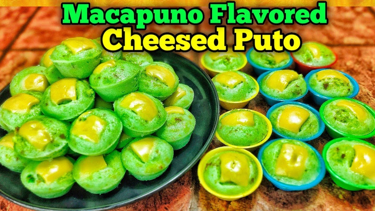 Macapuno Flavored Cheese Puto - YouTube