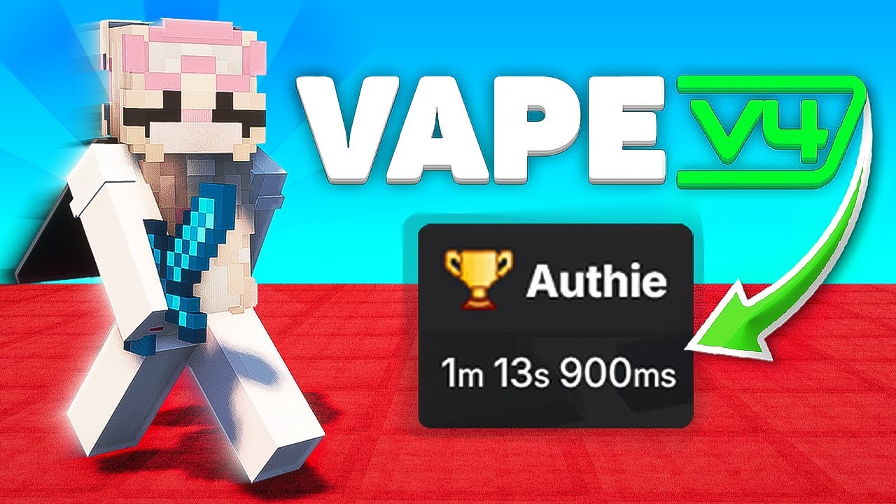 Dominating Bedwars with Vape Client - YouTube