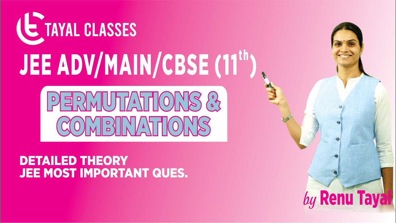 ( L–1 ) | PERMUTATIONS & COMBINATIONS| FACTORIAL n, ncr ,npr , THEOREM ...