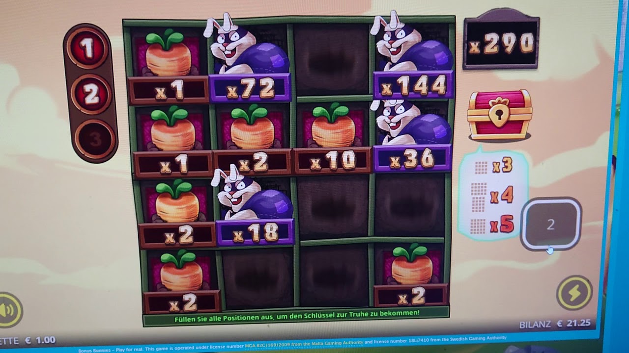 Bonus Bunnies Mega Win - YouTube
