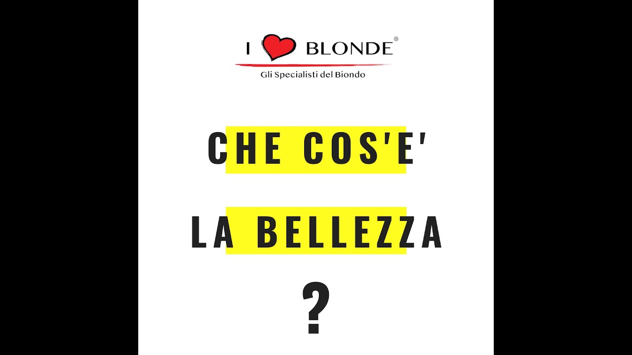Che cos'è per te la bellezza ? - YouTube