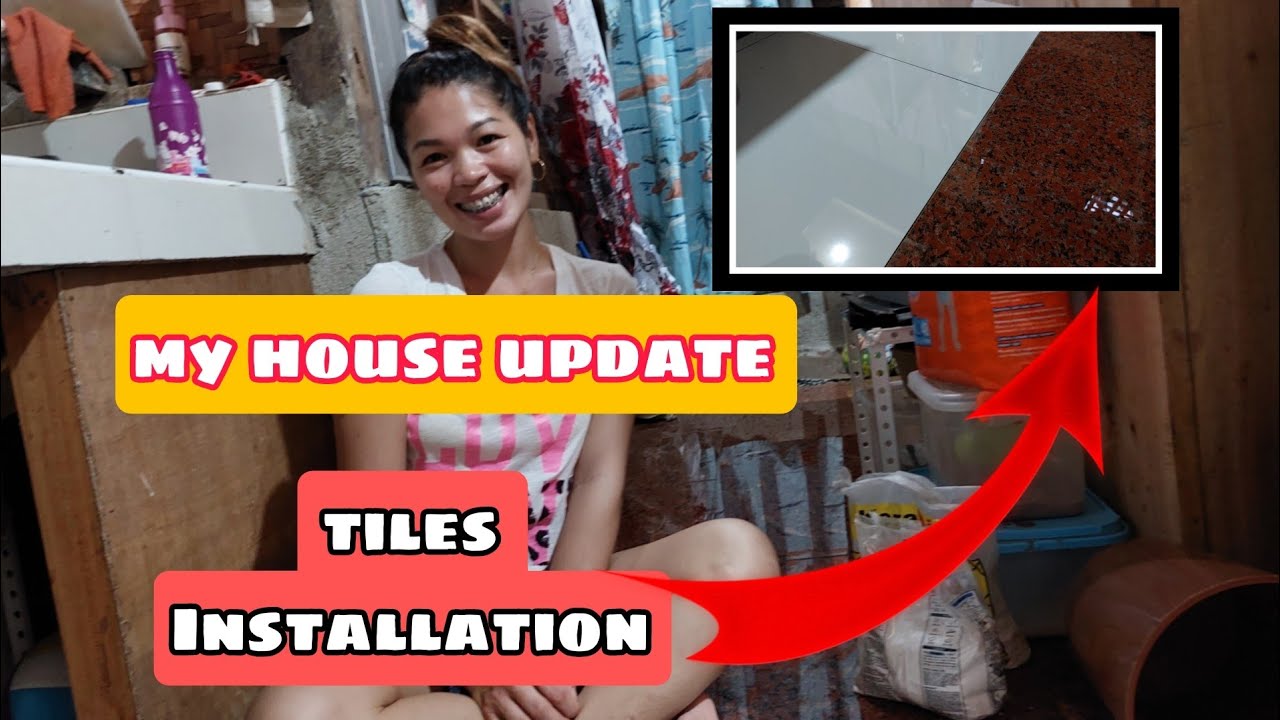 PART 3 MY HOUSE UPDATE /tiles installation - YouTube