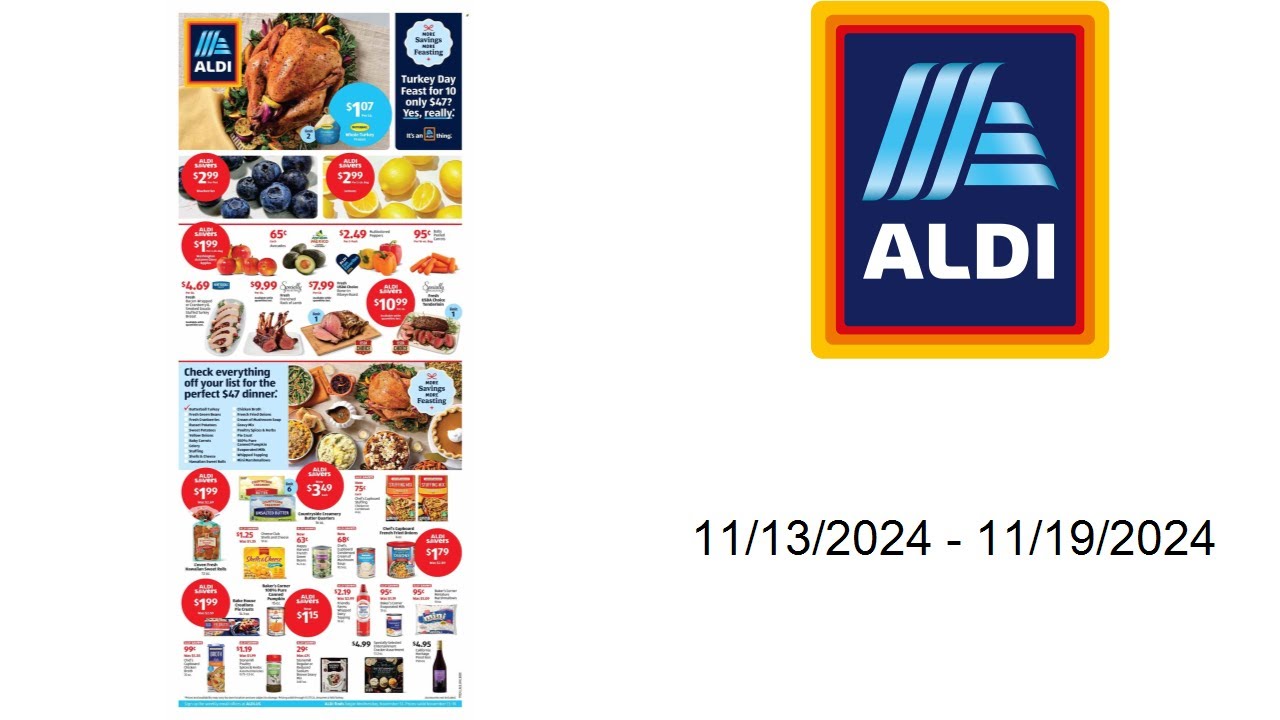 ALDI Weekly Ad (US) - 11/13/2024 - 11/19/2024 - YouTube