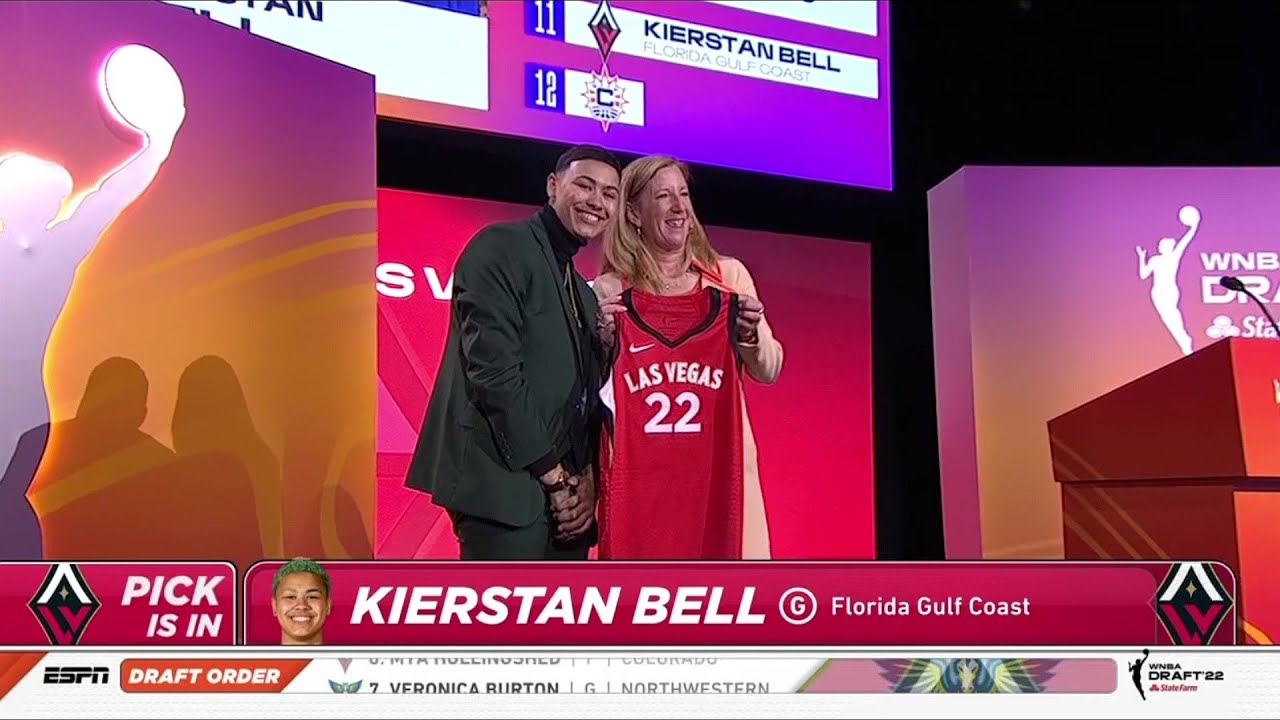 Kierstan Bell Selected #11 In The 2022 WNBA Draft By The Las Vegas Aces ...