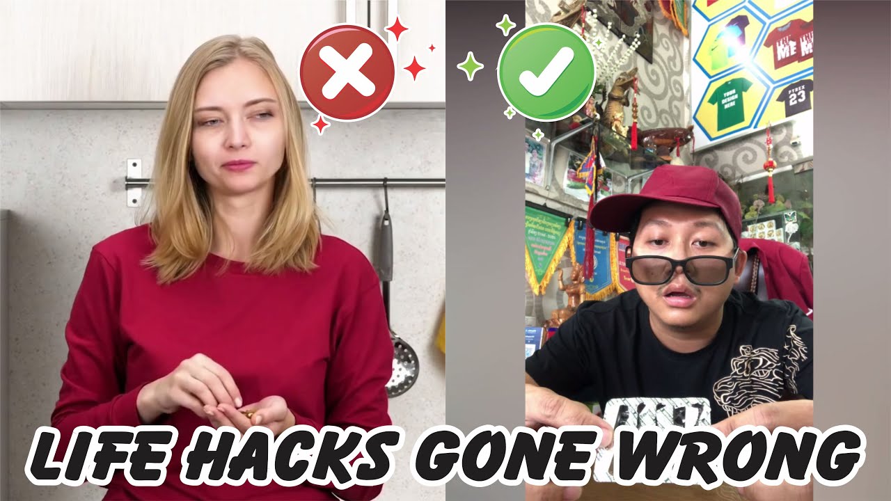 Life Hacks Gone Wrong 🤣🤣🤣 | Funny Life Hacks CR Oppa | Funniest Life Hacks Compilation | EP 21 ...