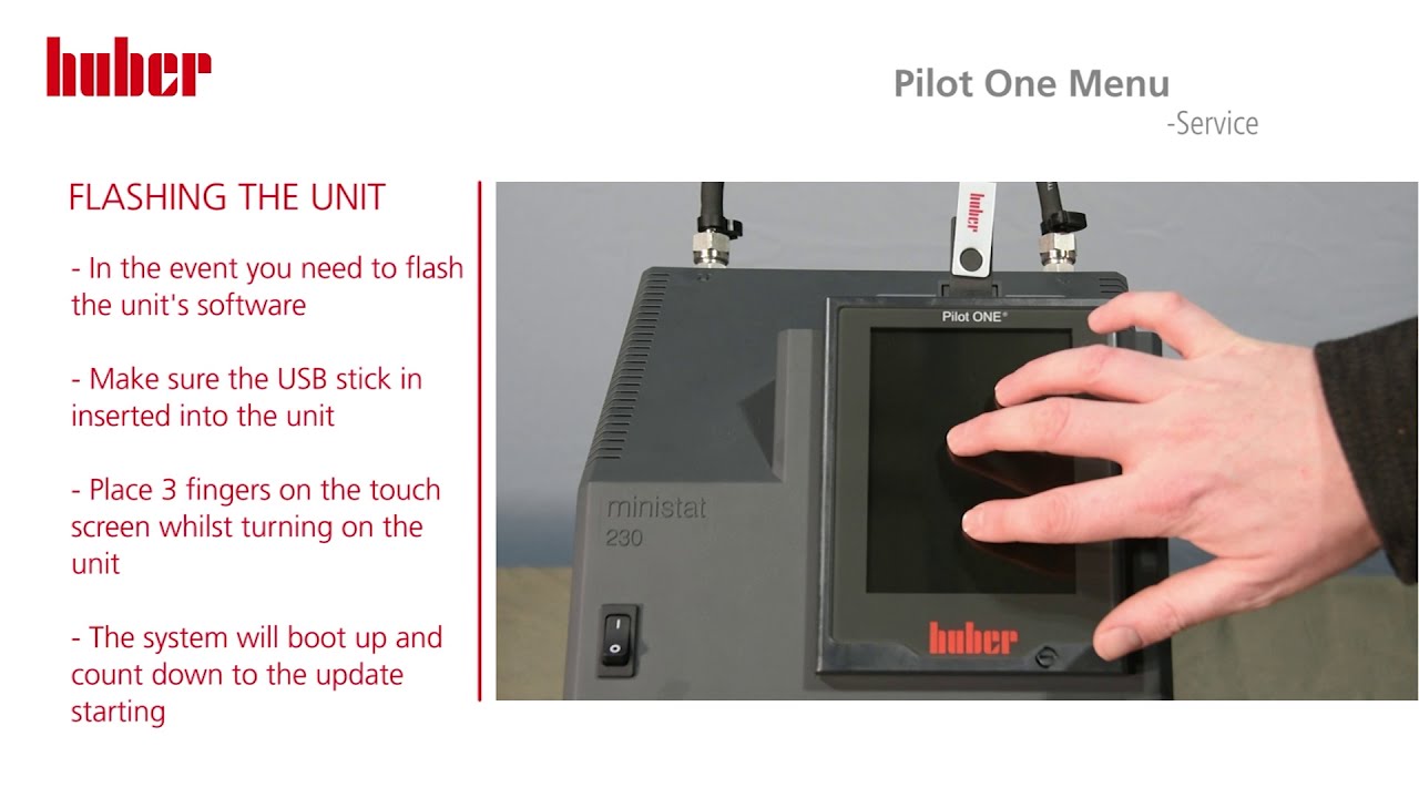 Pilot One Menu | Service - Flashing the Unit - YouTube
