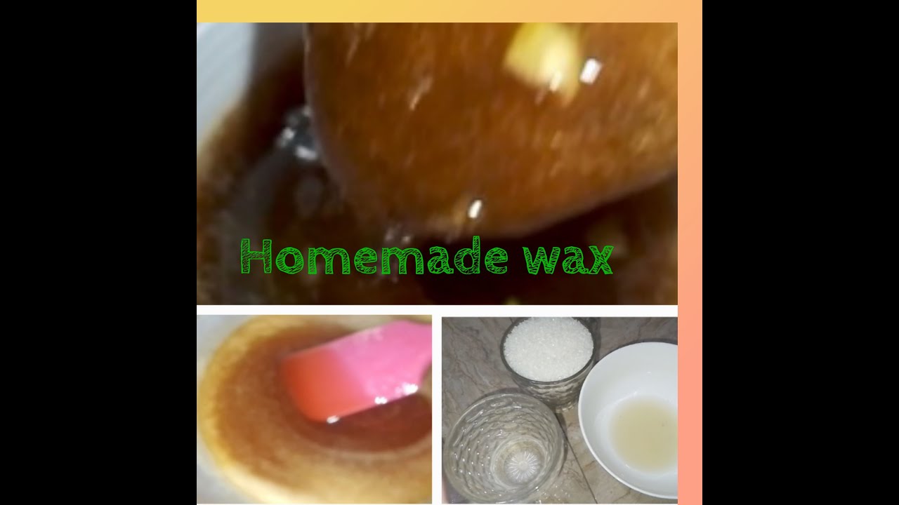 ⏐Homemade wax⏐ easy homemade wax - YouTube