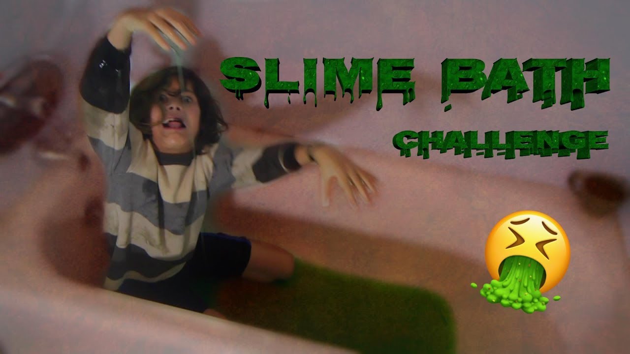 SLIME BATH CHALLENGE!!!! - YouTube