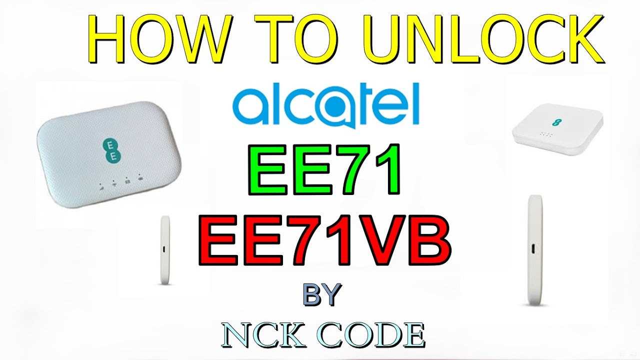 How to Unlock Alcatel EE71VB & EE71 by NCK Code - YouTube