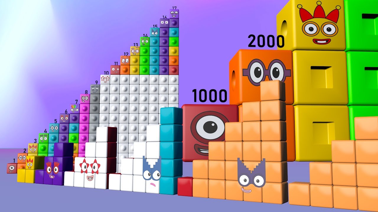 Numberblocks Step Squad Club 3 5,000 10,000 153,000,000 MILLION BIGGEST ...