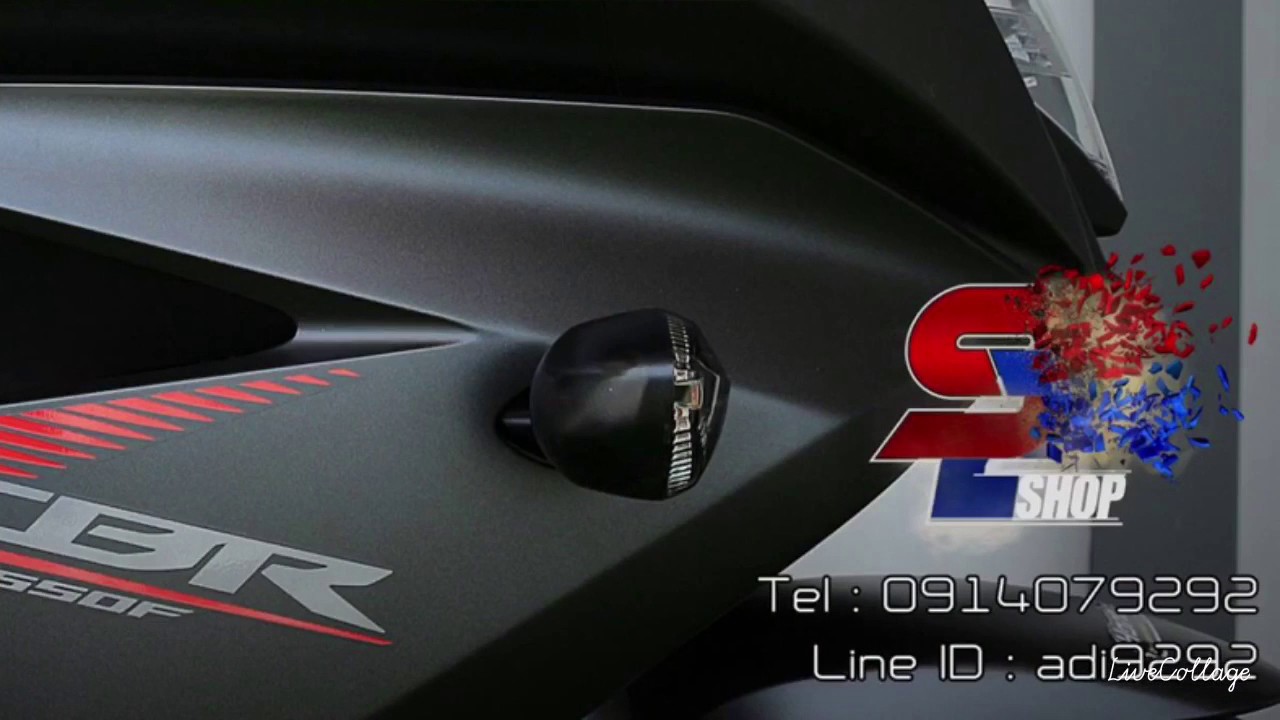 CBR650F 2017 ตกแต่ง ชุดท้ายหลบ wrapแกนโช๊ค คันเกียร์ .. 92shop Bigbike ...