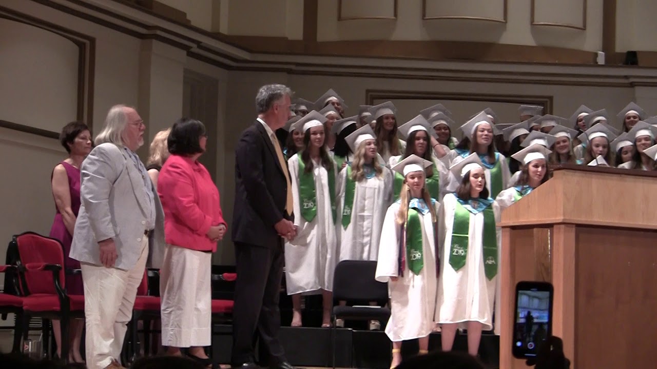 Nerinx Hall High School Graduation 2019 Powell Hall singing - YouTube