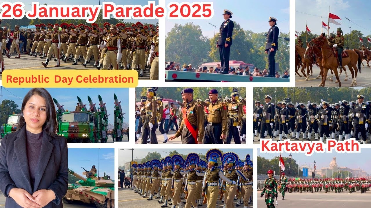 Republic Day 2025 Parade Vlog 🇮🇳 | 26 January Parade Vlog #kartavyapath ...