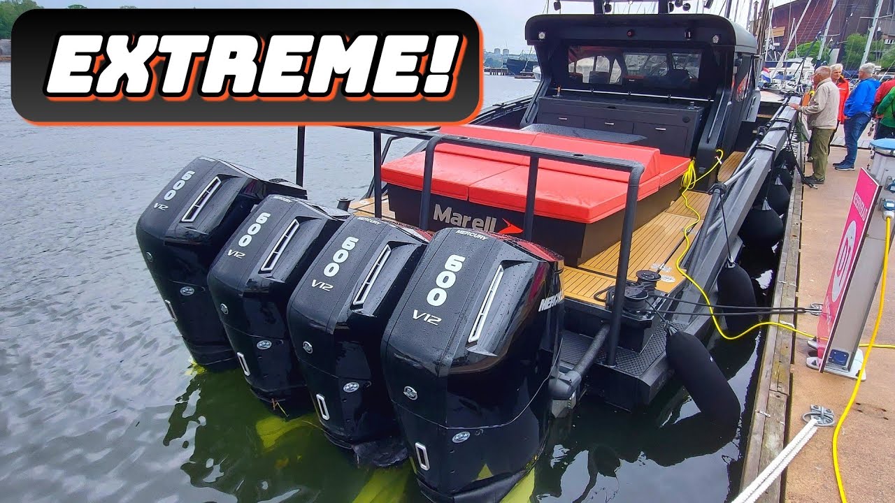 Quad Mercury 600HP V12 Verado. The World's Biggest OB Engines ...
