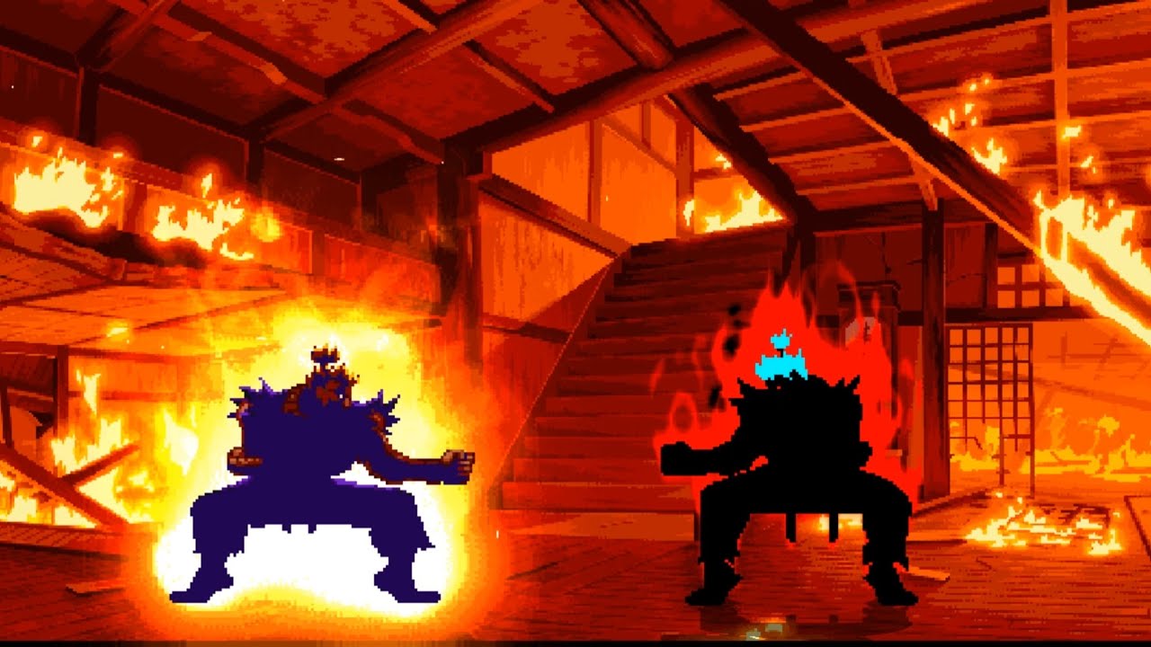 FIRE GOD AKUMA vs SHIN ONI - The most epic fight ever made! - YouTube