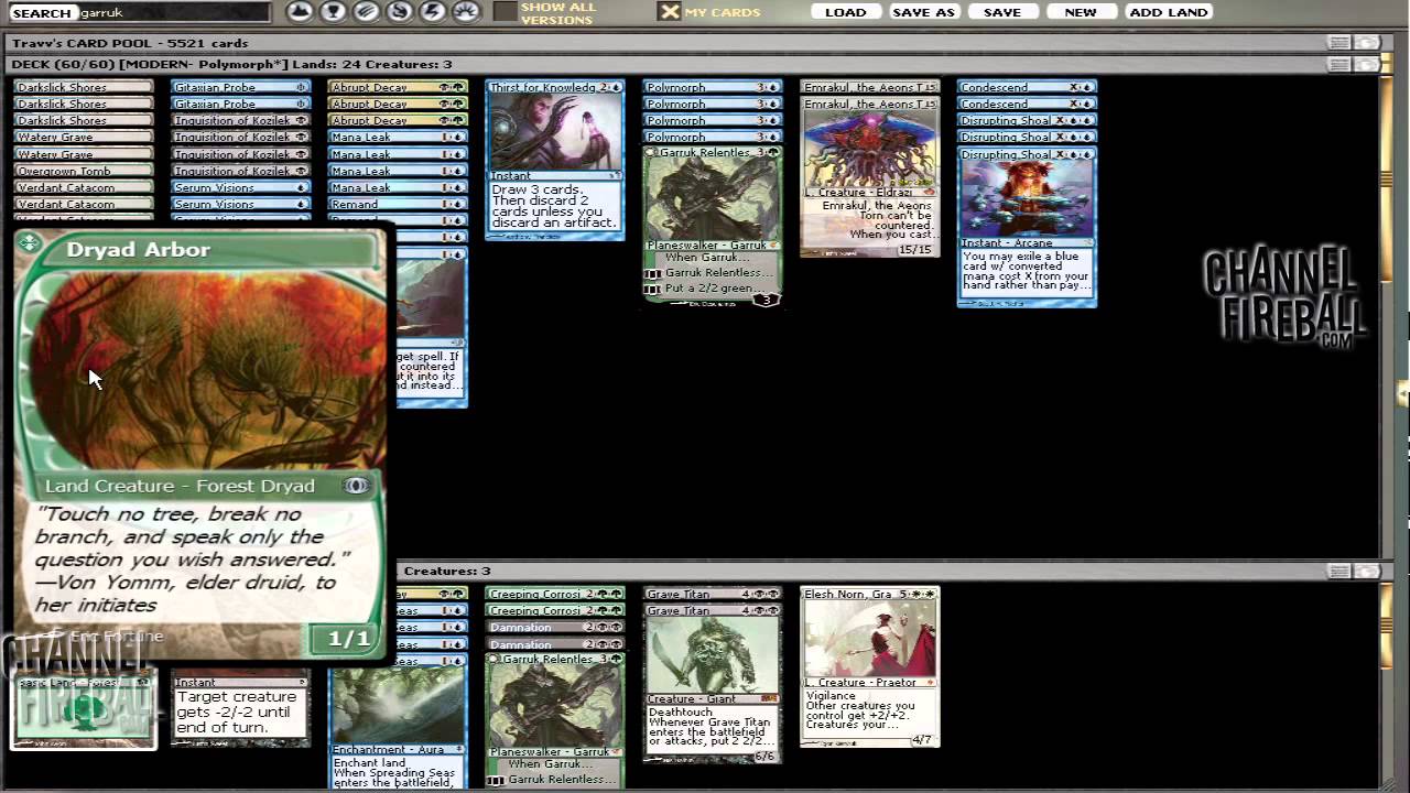 Channel TWoo - Modern Polymorph #2 (Deck Tech) - YouTube