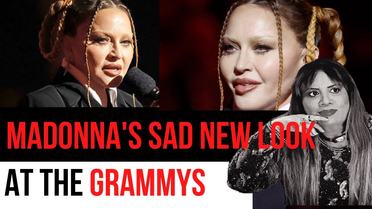 Madonna's Sad New Look at the Grammys - YouTube