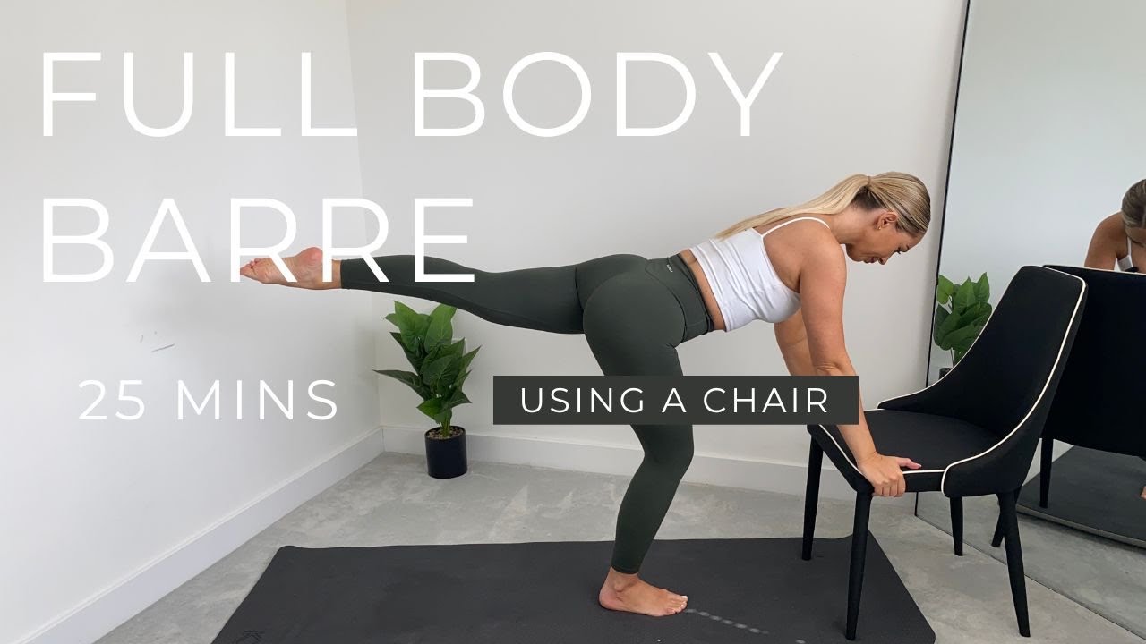 Full Body Workout | Chair Workout | Barre #workoutchallenge # ...