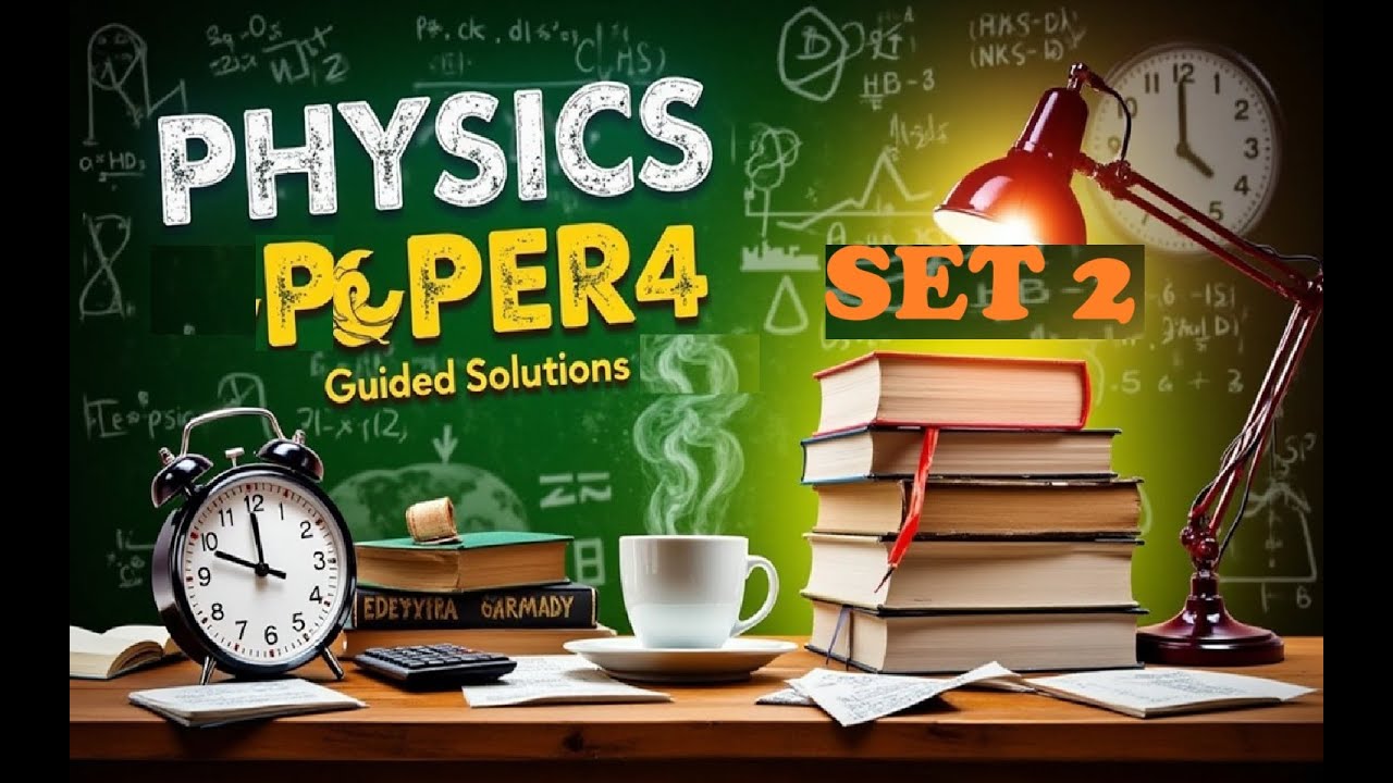 Guided Solution CIE 0620 Physics Paper 4 Practice Paper 2 - YouTube