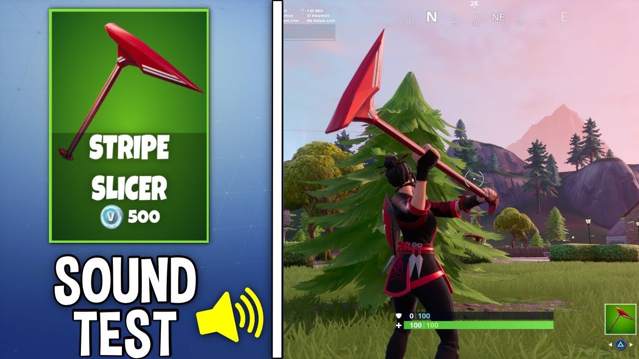New "STRIPE SLICER" PICKAXE Gameplay - Sound and Review - YouTube