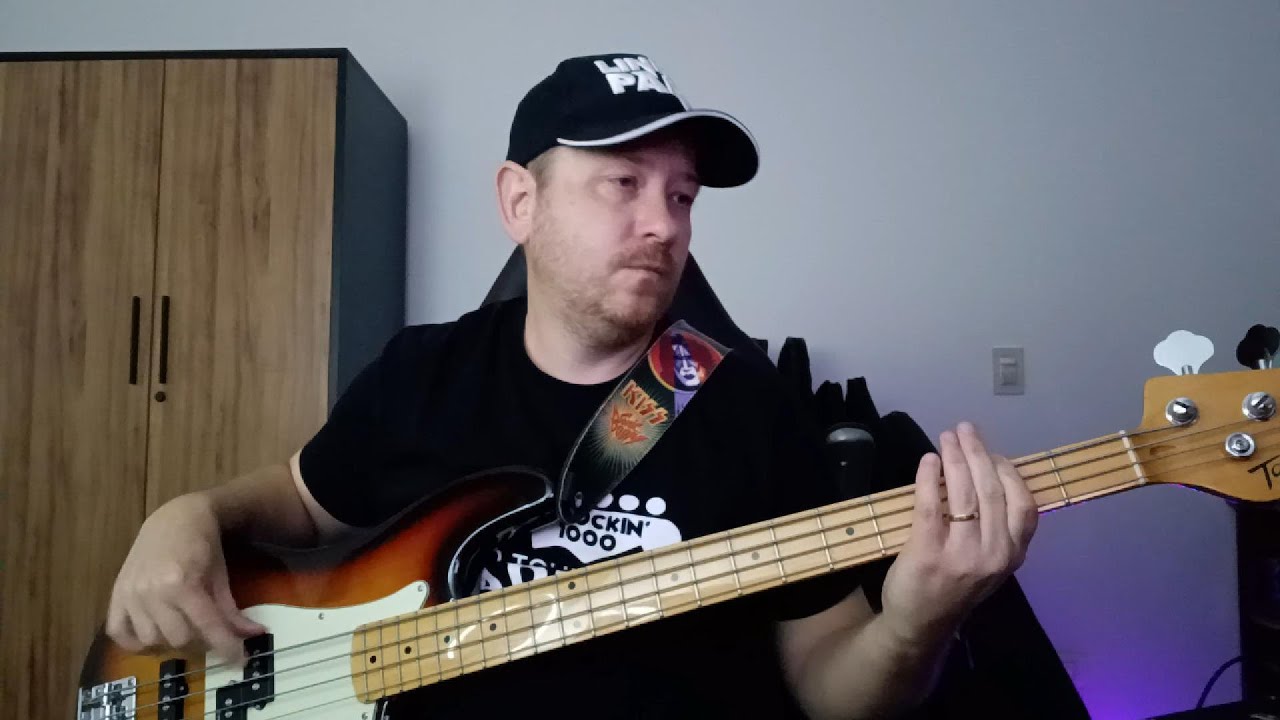 Linkin Park - Heavy Is the Crown (bass cover) - YouTube