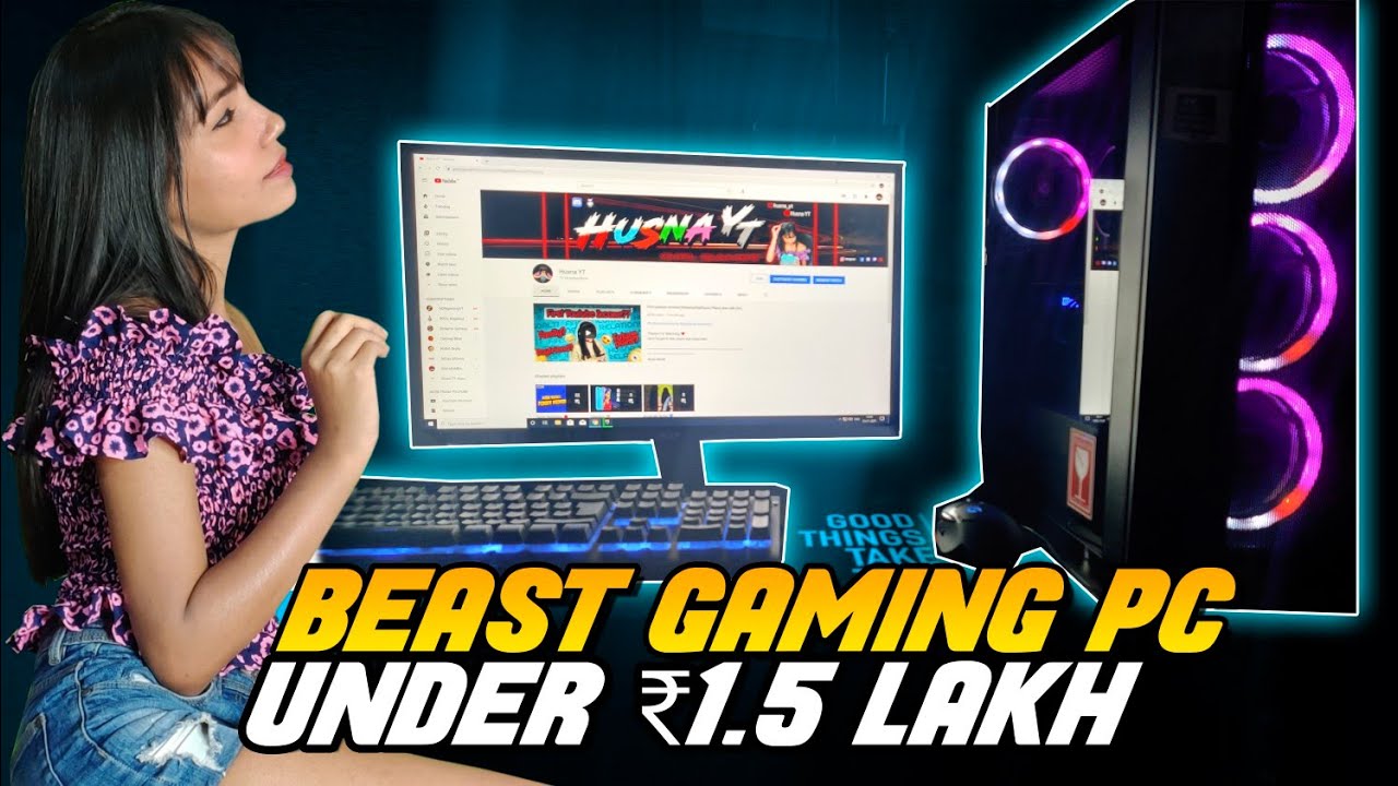 Beast Gaming PC with my own money🔥under ₹150000 || Dual Monitor Setup ...