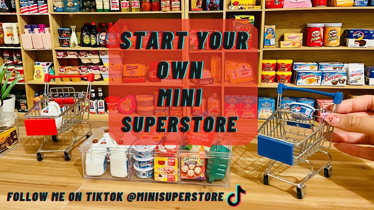 How to make your own Mini Superstore for cheap? Where do I find all the ...