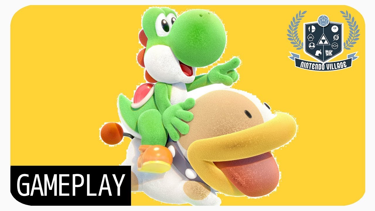 Yoshi's Crafted World Poochy Pups - Nintendo Switch Gameplay - YouTube