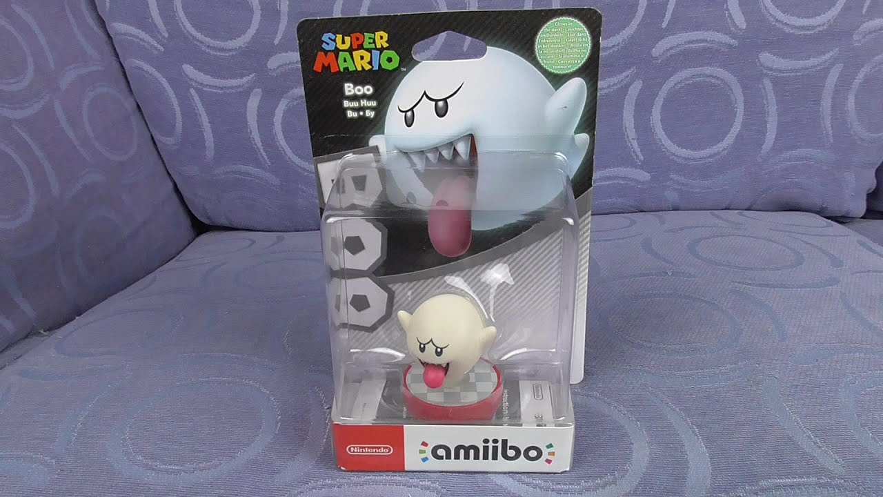 Super Mario Glow in the Dark Boo Amiibo - YouTube