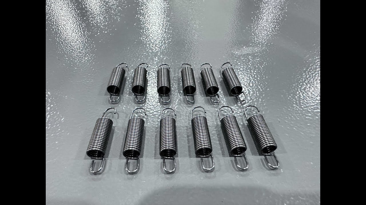 0.7mm German hook double hook spring with good performance on CNC ...