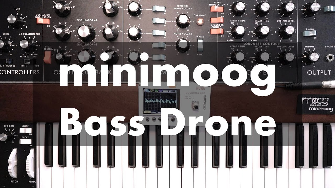Minimoog Bass Drone - YouTube