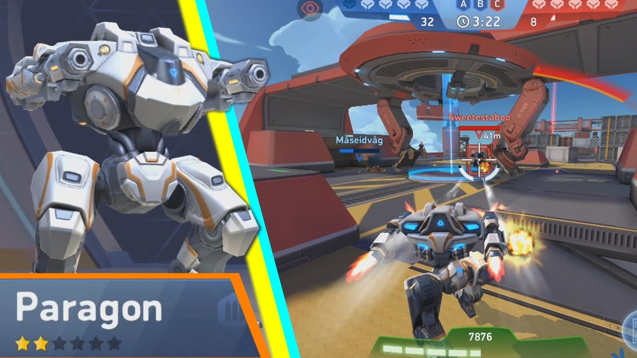 [ Mech Arena VN# 34 ] Paragon, các bạn đã bỏ qua một con robot rất cơ ...