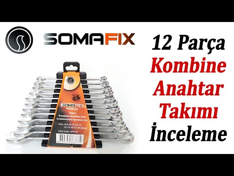 SOMAFIX Premium SFP-02 Kombine Anahtar Takımı Tanıtım ve İnceleme