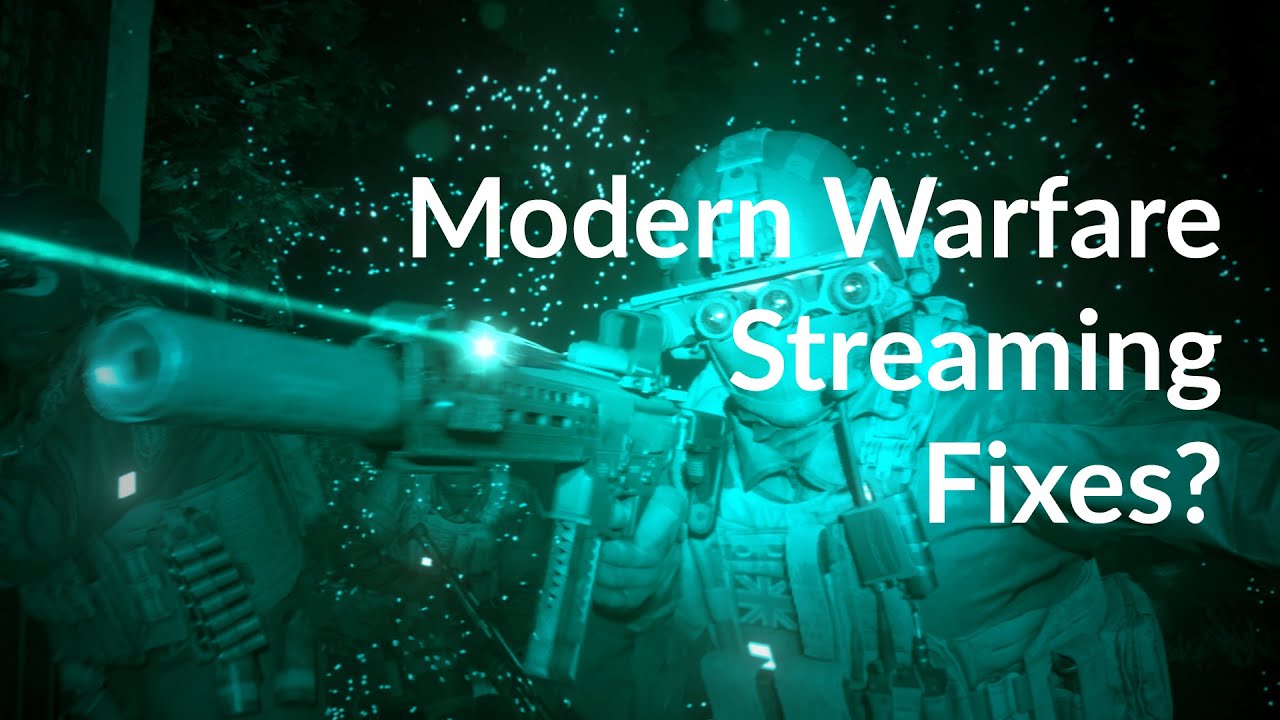 Potential Fix for COD:MW OBS Streaming Problems - YouTube