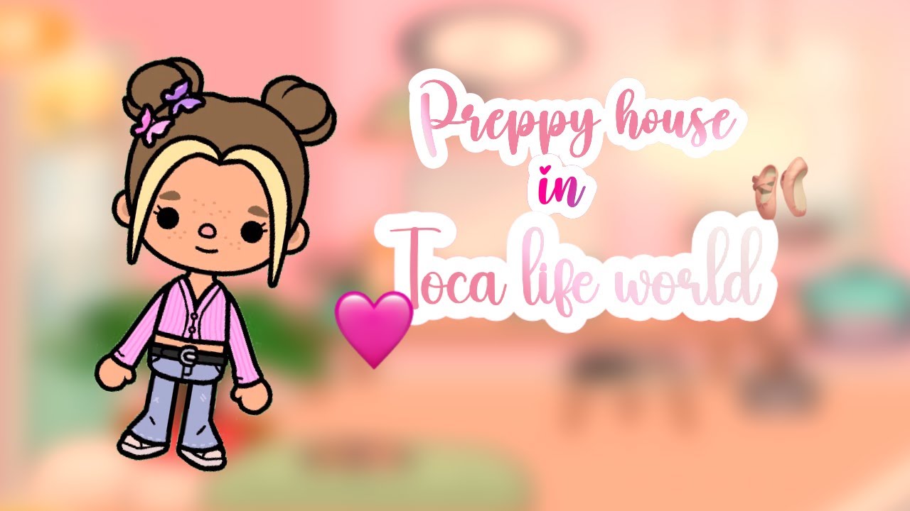Preppy room in Toca life world 🩰 - YouTube