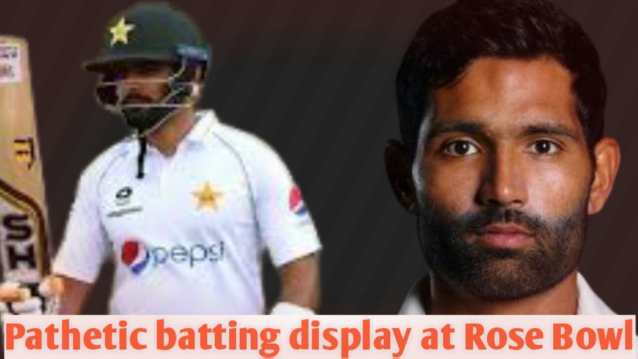 Pathetic Batting display by pakistani batsmen - YouTube