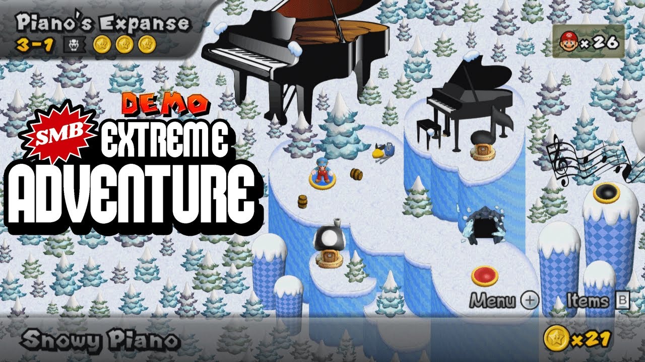 SMB Extreme Adventure #4 Walkthrough 100% - YouTube