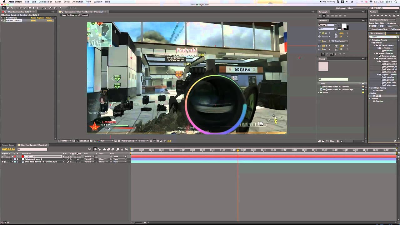 After Effects Tutorial - Rainbow Ring Around Scope - YouTube