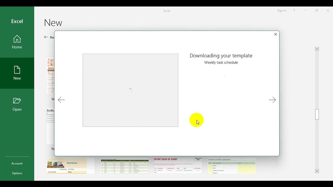 Lesson 20 Microsoft Excel Templete Explanation and Tools - YouTube