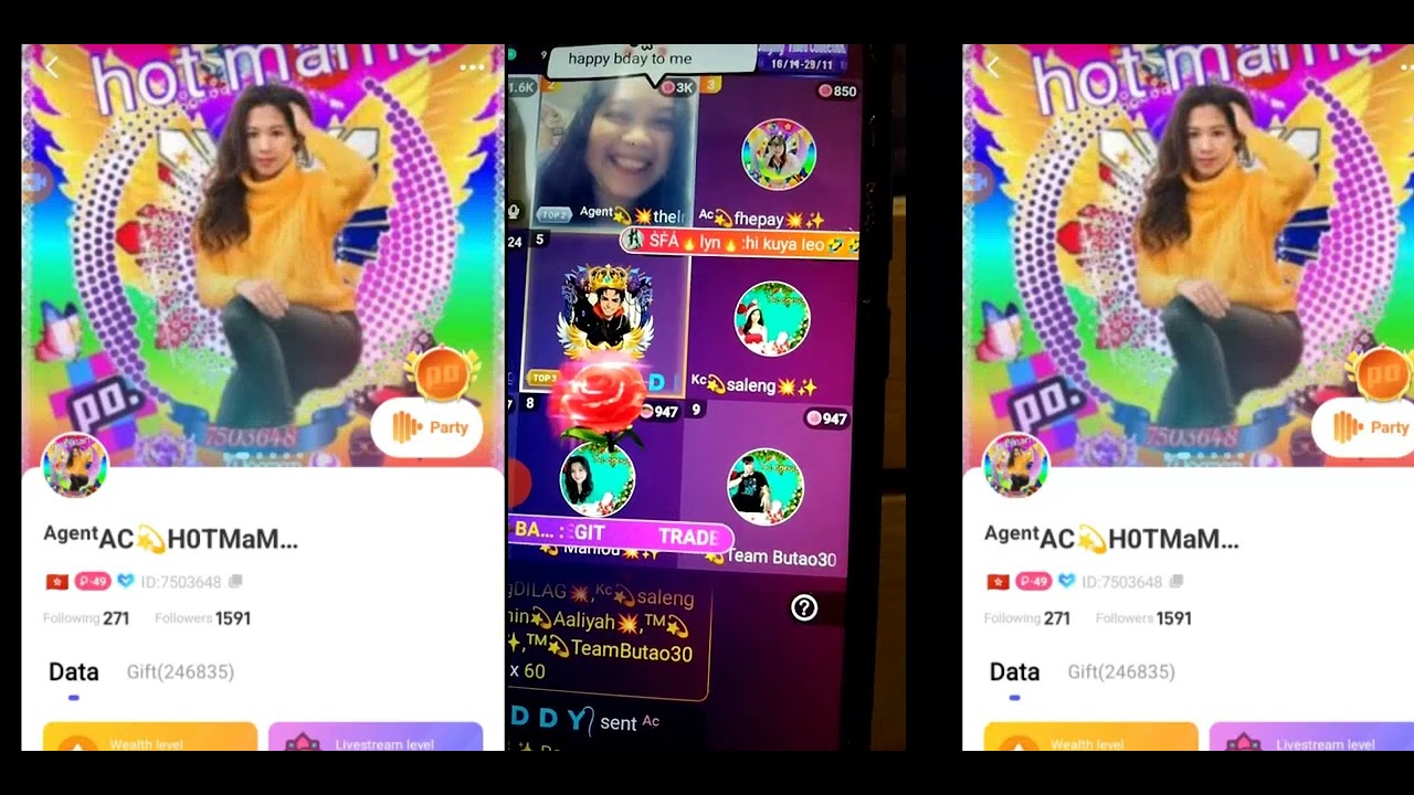 birthday gift from poppo friends - YouTube