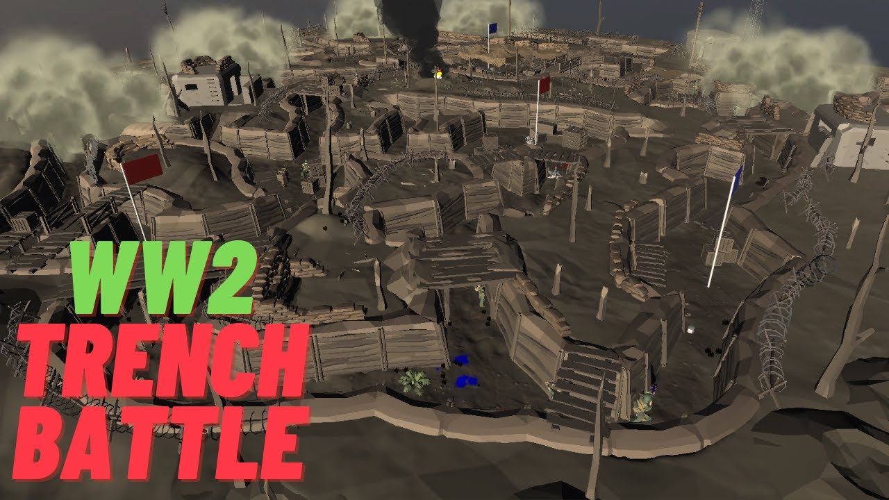 INTENSE Battles in WW2 Trenches! - Ravenfield - YouTube