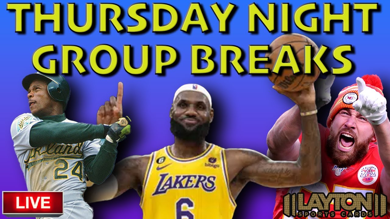 Thursday Night Group Breaks & Personals w/ LSC! - YouTube