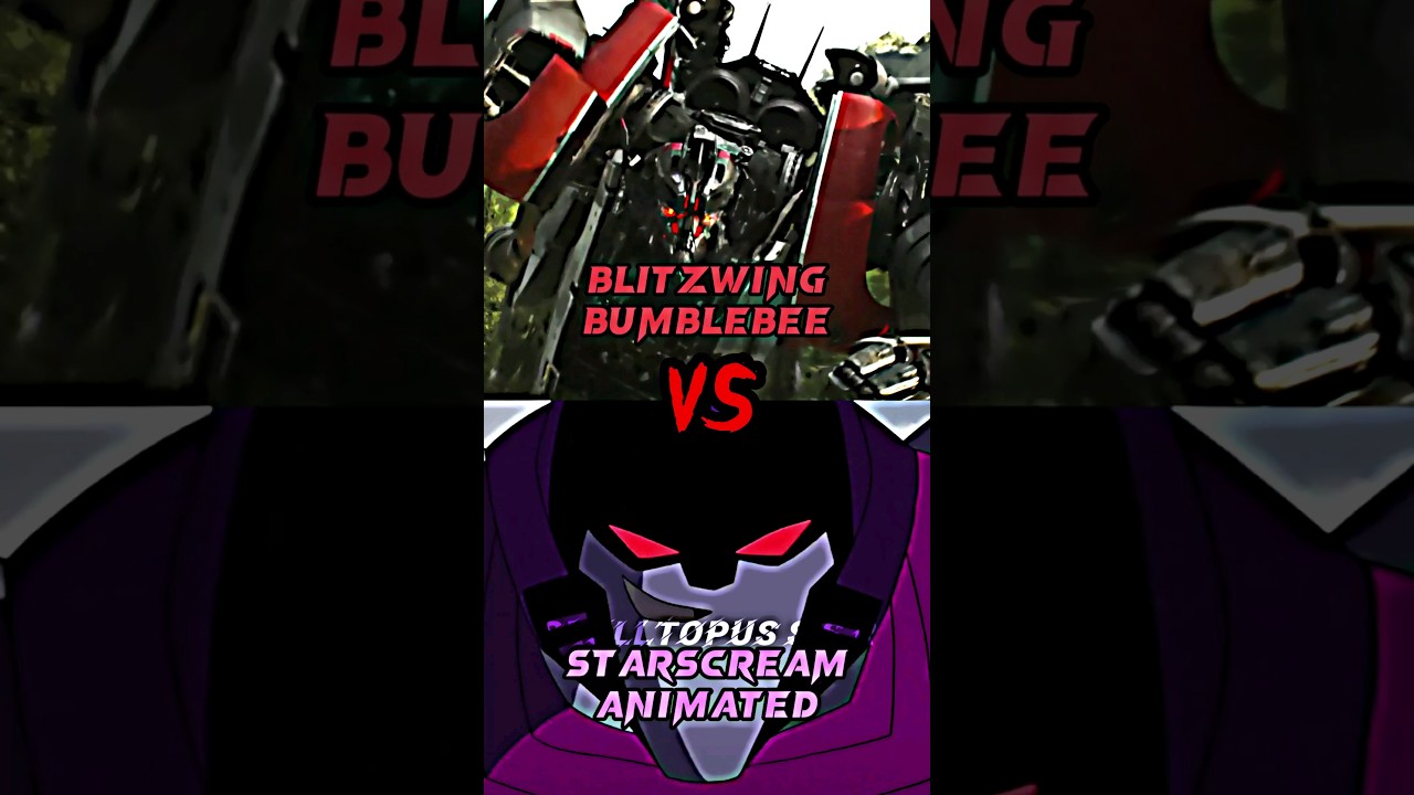 Transformers // Spinning the wheel // Starscream(animated) vs Blitzwing ...