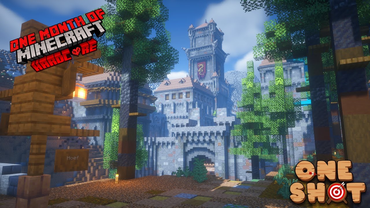 One month of hardcore Minecraft - One Shot SMP - Day 23 - YouTube