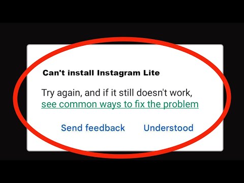 Fix Can't Install Instagram Lite App On Play store | Instagram Lite App Not Installed Issue