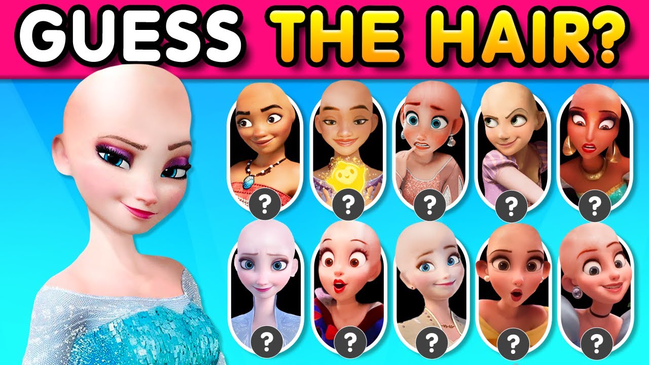 🔥 Guess the Disney Character by HAIR? Disney Quiz 2025, Disney ...