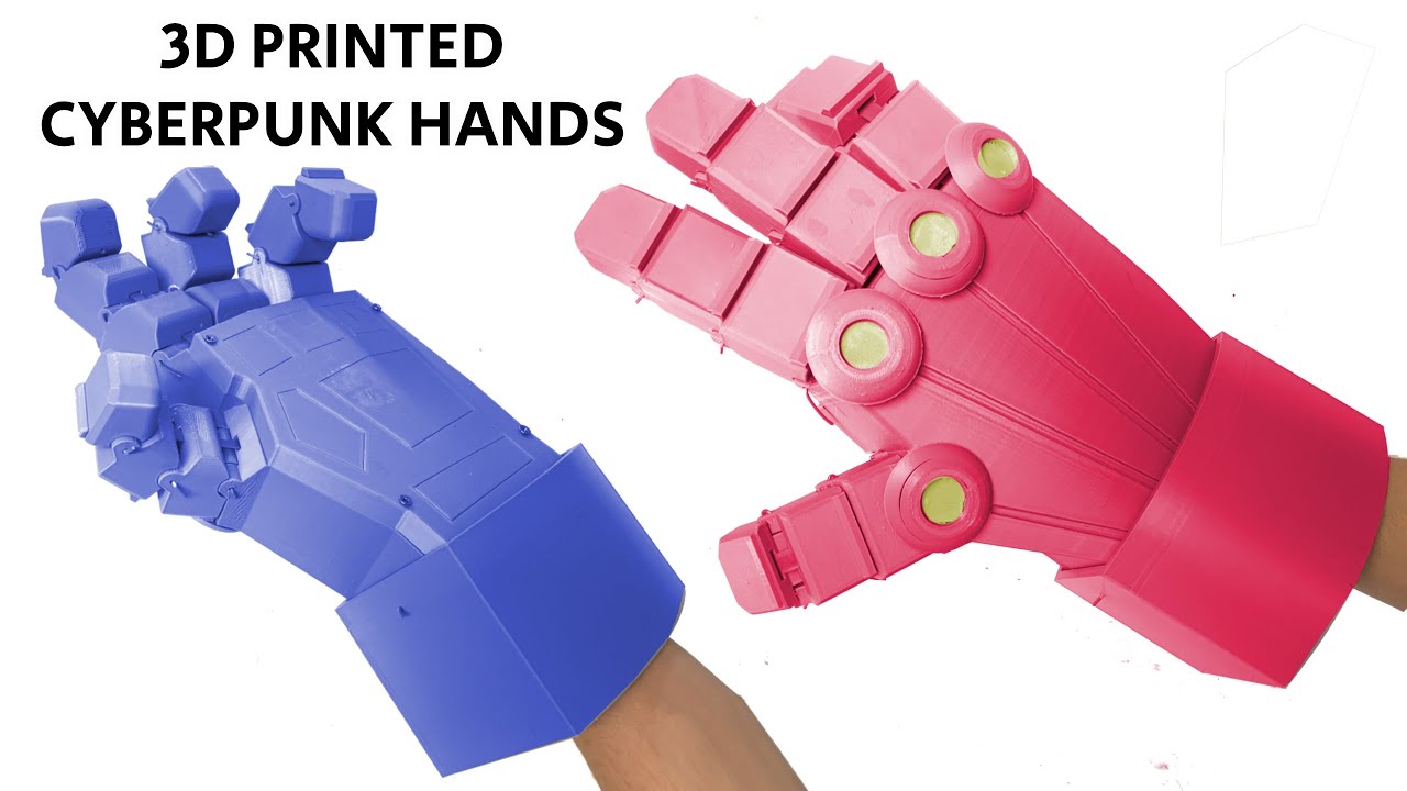 Giant Mechanical Hands (3D Printed) - Cyberpunk Edgerunners - YouTube