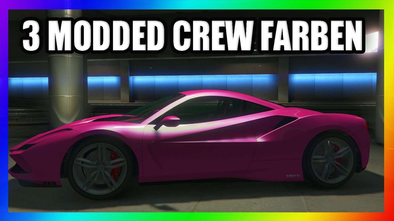 3 Modded Crew Colours in GTA Online! - YouTube